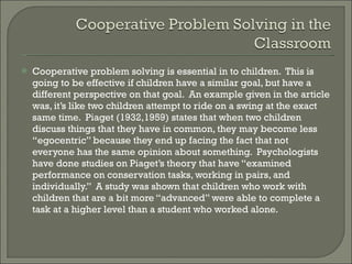 Cooperative Learning In Education | PPT