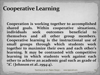 Cooperative learning in school education teaching techniques and ...