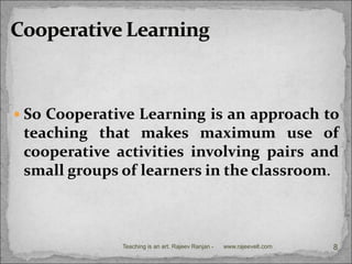 Cooperative learning in school education teaching techniques and ...