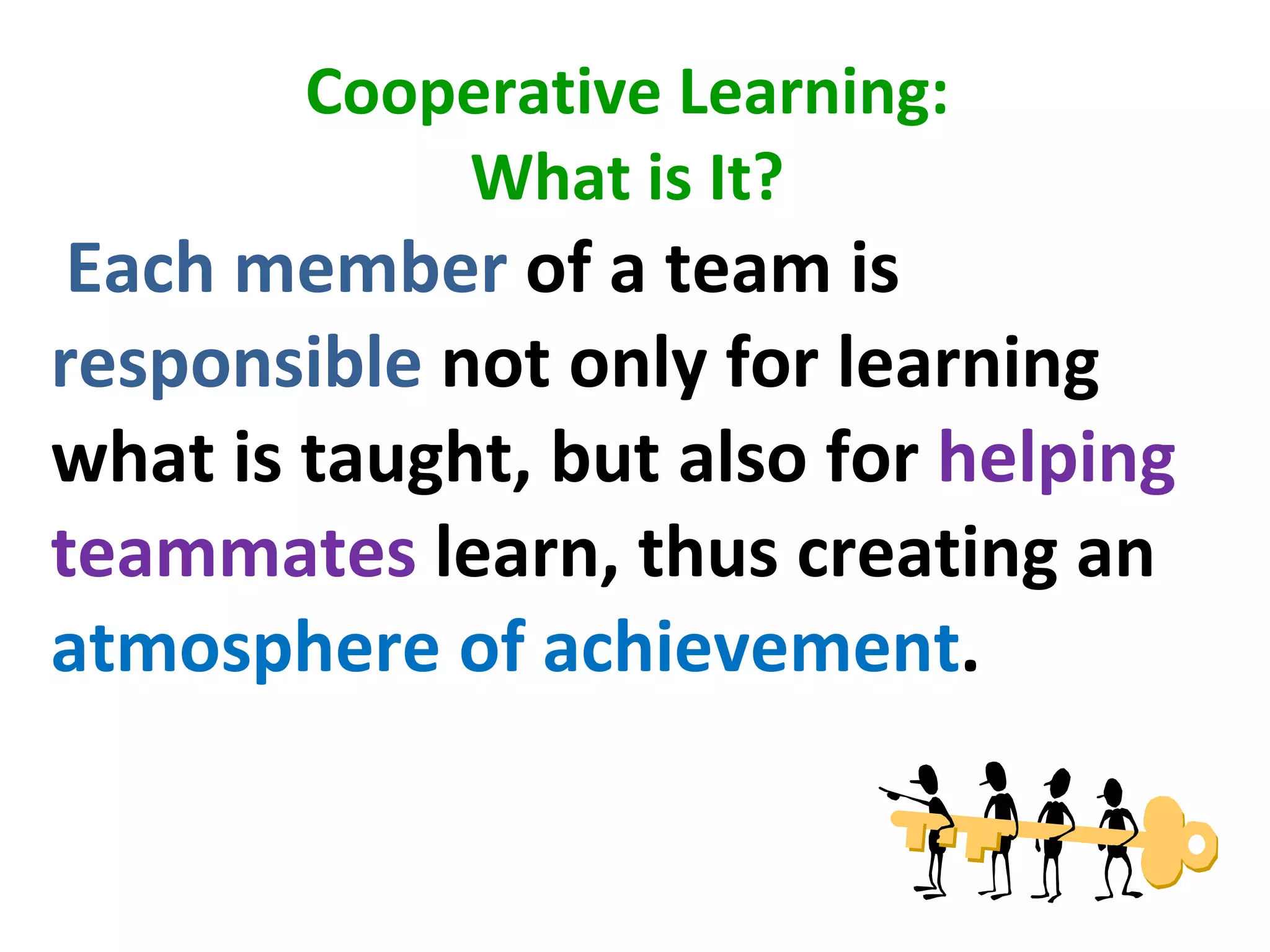 Cooperative Learning Overview Ppt For Ccc | PPT