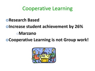 Cooperative Learning Overview Ppt For Hour Meeting | PPT