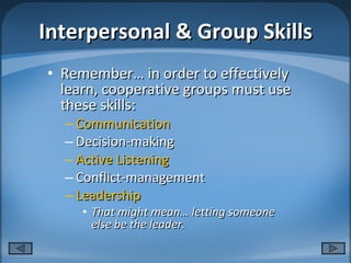 Cooperative Learning Powerpoint | PPT