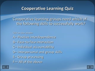 Cooperative Learning Powerpoint | PPT