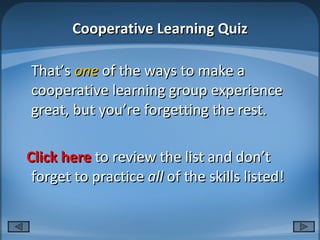 Cooperative Learning Powerpoint | PPT