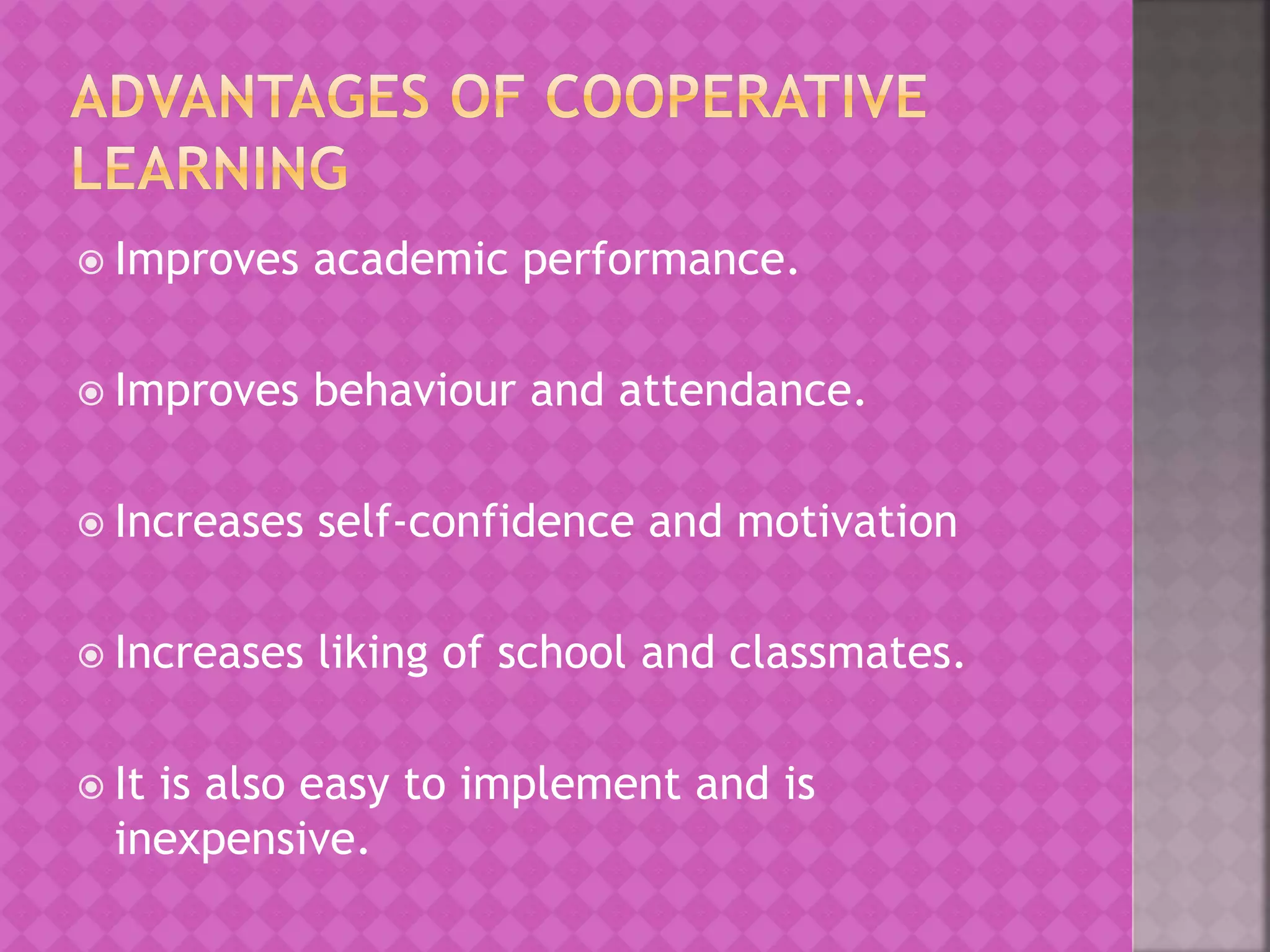 Cooperative learning teaching method | PPTX
