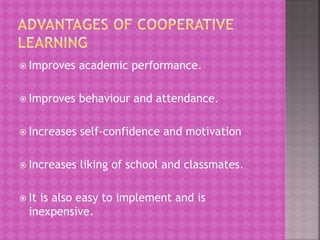 Cooperative learning teaching method | PPTX