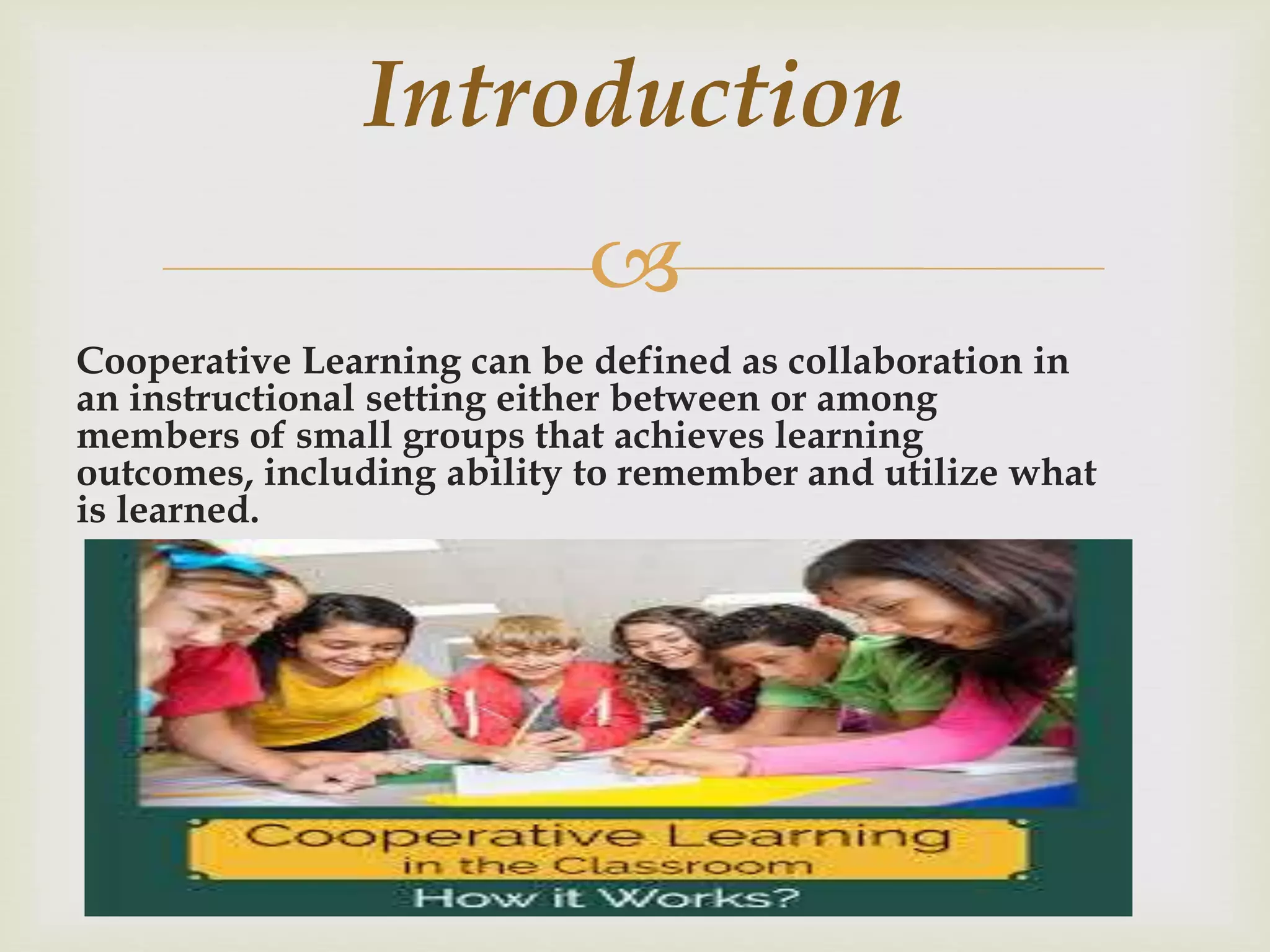 Cooperative learning techniques | PPTX