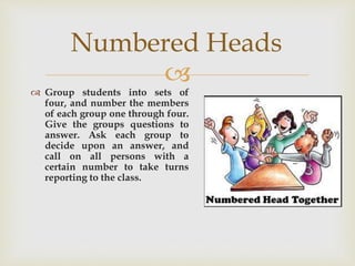 Cooperative learning techniques | PPTX