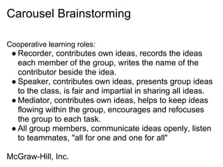 Cooperative learning with_carousel_brainstormi | PDF