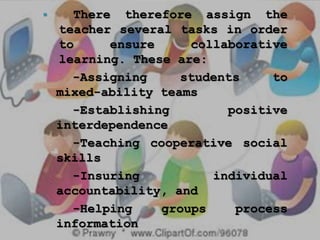 Cooperative learning with computer | PPTX