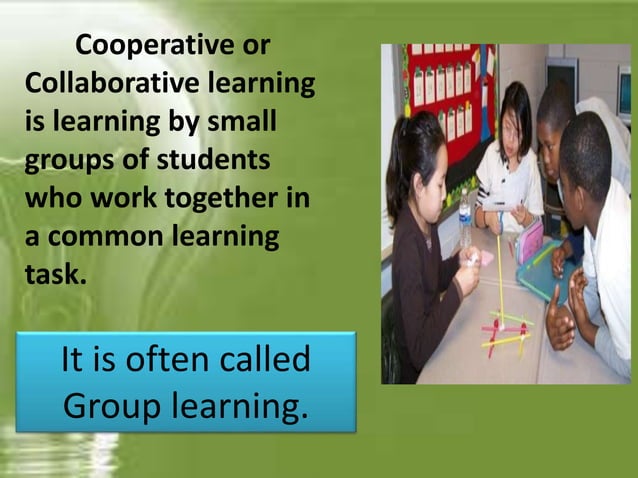 Cooperative learning with computer ni marjorie | PPT