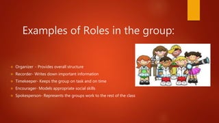 Cooperative learning with established roles | PPT