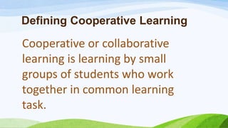 Cooperative Learning with the Computer | PPT
