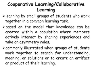 cooperative learning with the computer | PPTX