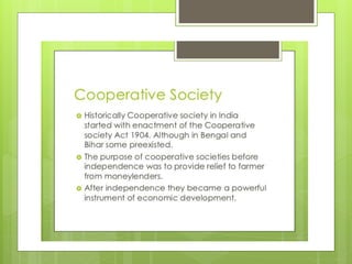 Cooperative marketing A Presentation by Mr Allah Dad Khan | PPTX