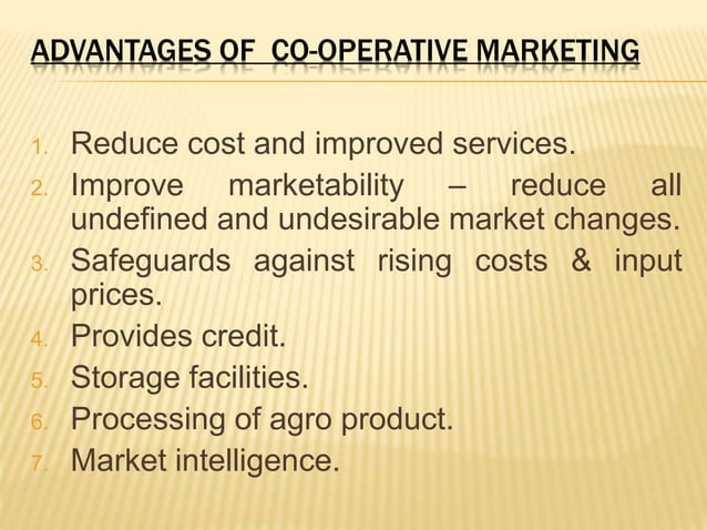 Cooperative marketing | PPTX