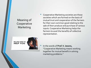 Cooperative Marketing With Agriculture Marketing in 12th Plan | PPTX
