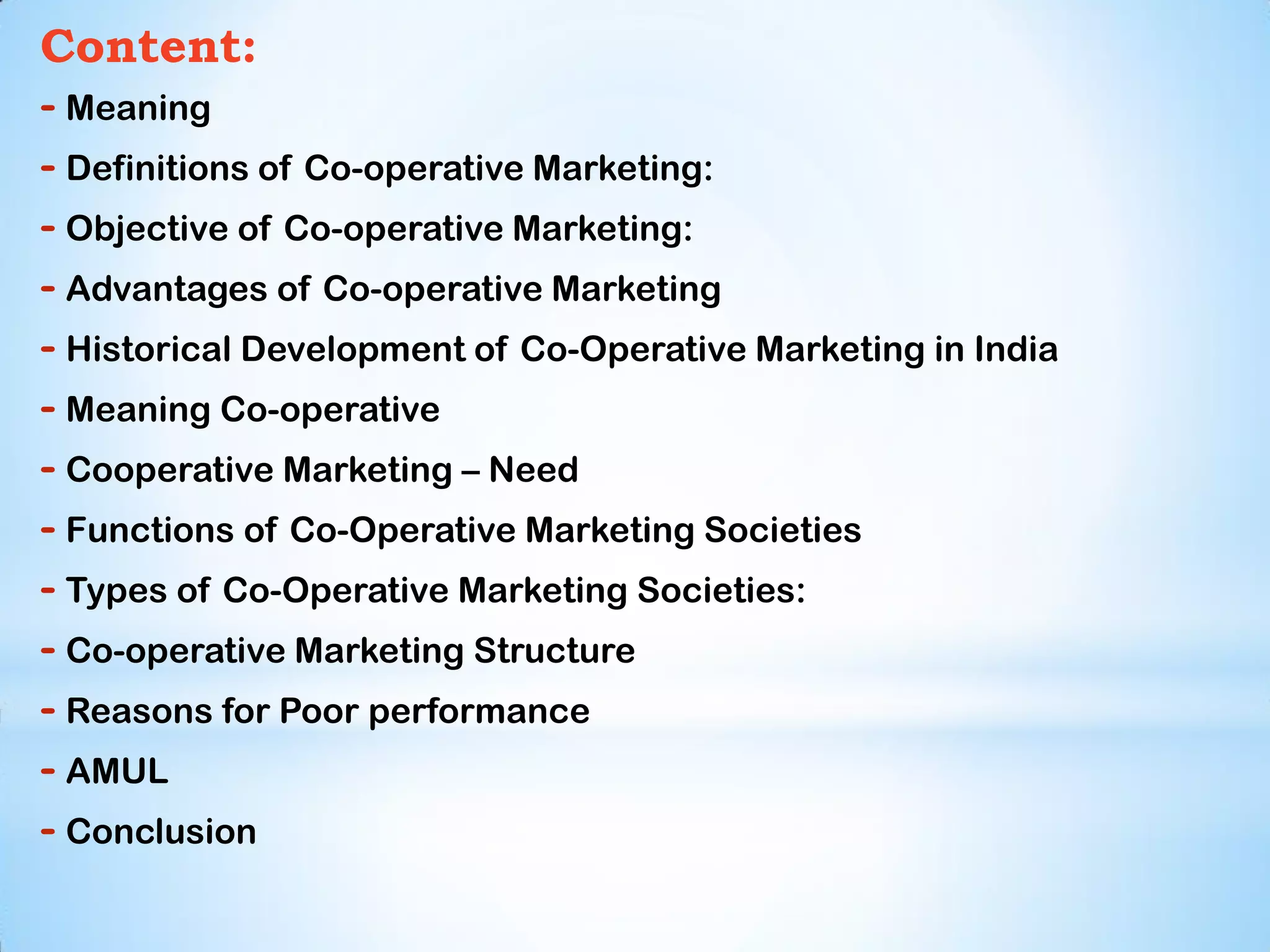 Cooperative Marketing, NAFED & FCI | PDF