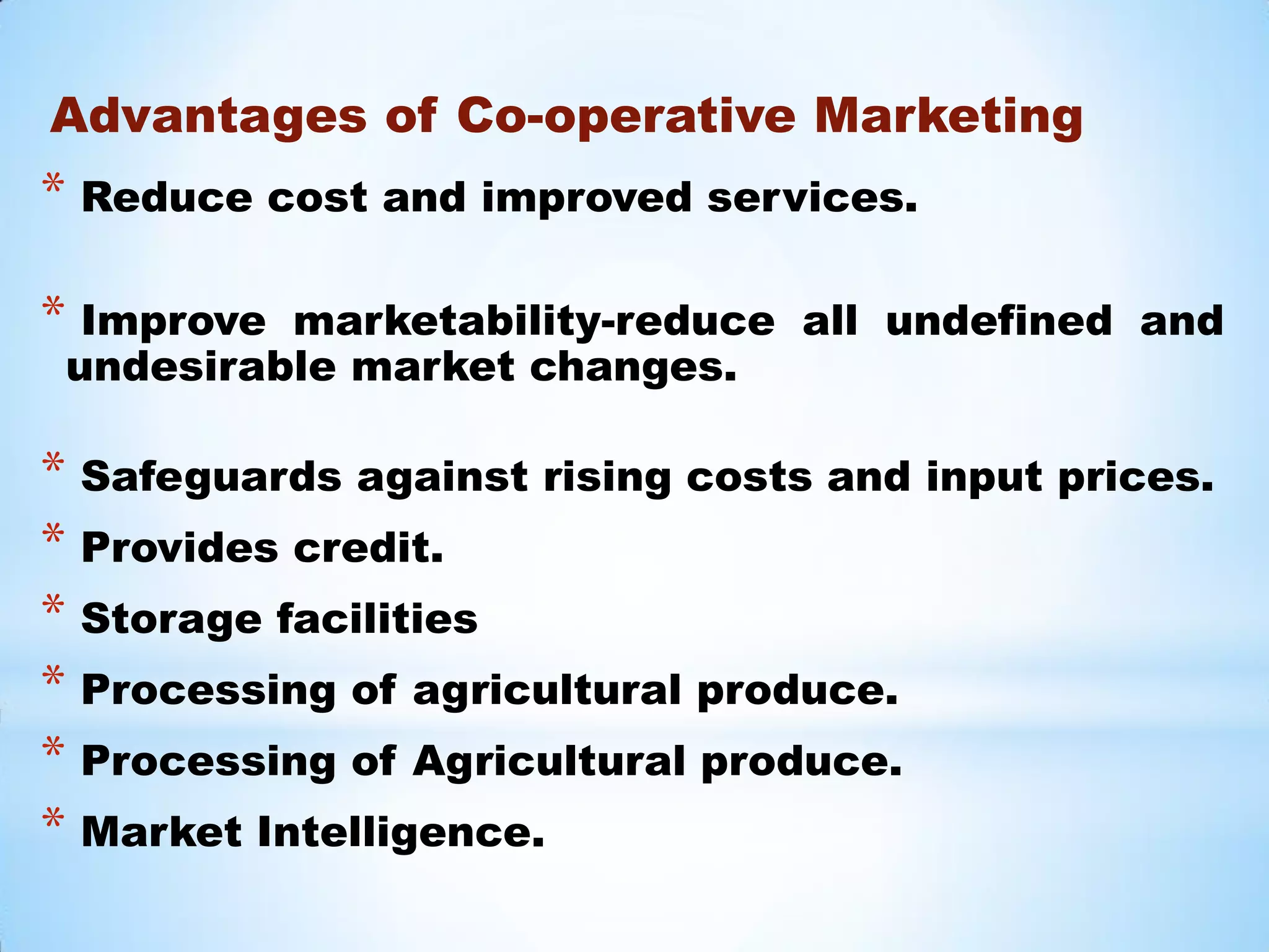 Cooperative Marketing, NAFED & FCI | PDF