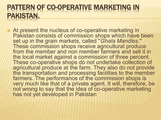 Cooperative marketing role A Presentation by Mr Allah Dad Khan | PPTX