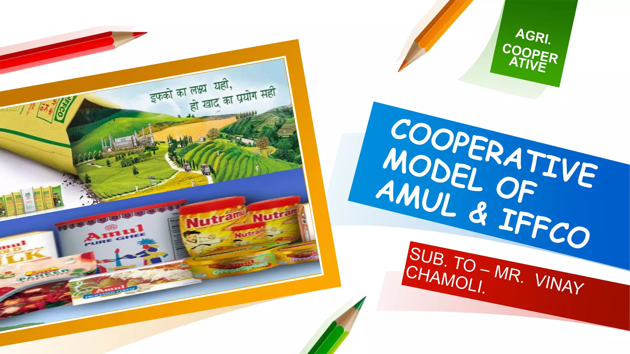 Cooperative model of amul iffco | PPTX