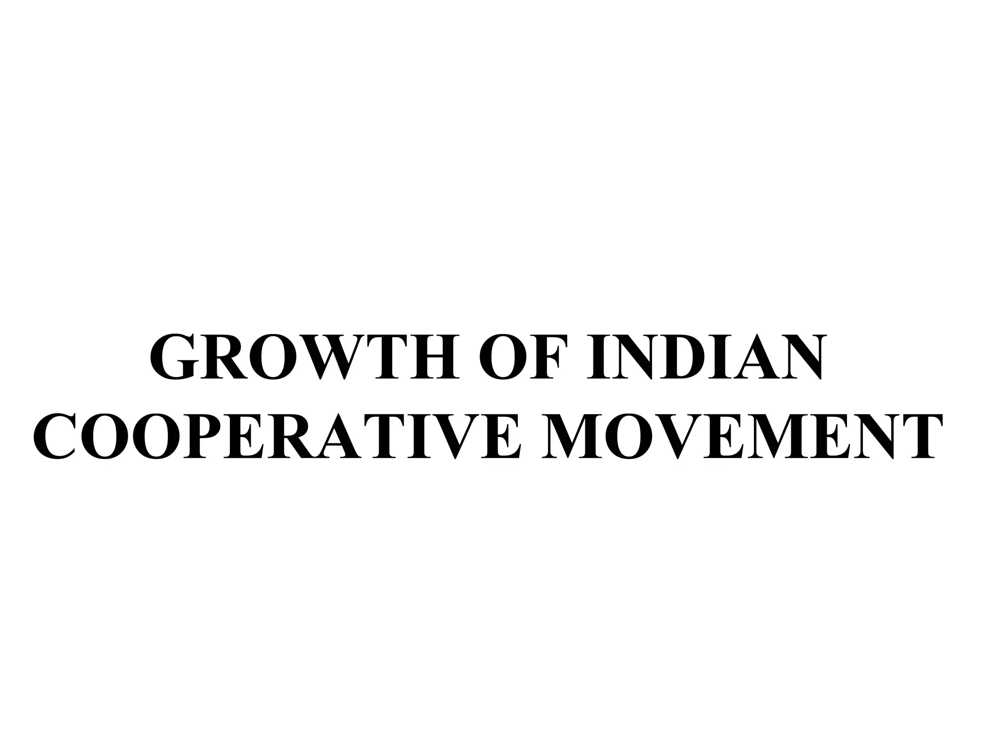 Cooperative movement | PPTX
