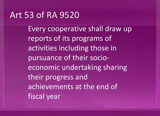 Guide on Cooperative Operation and Management | PDF