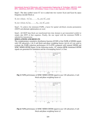 Cooperative partial transmit sequence for papr reduction in space frequency block code mimo ofdm ...
