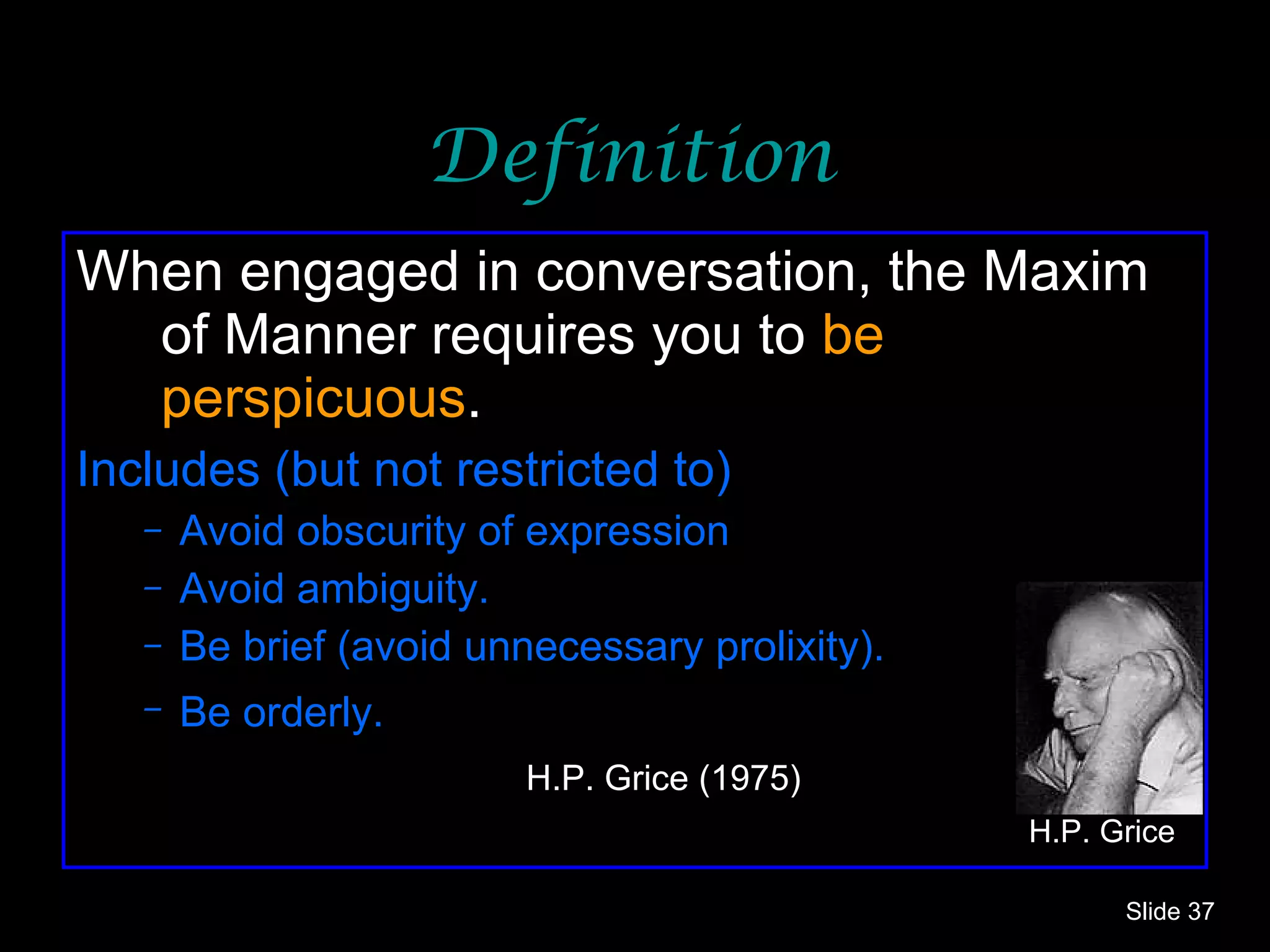 Cooperative principle. | PPT