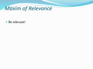 Cooperative principle | PPTX