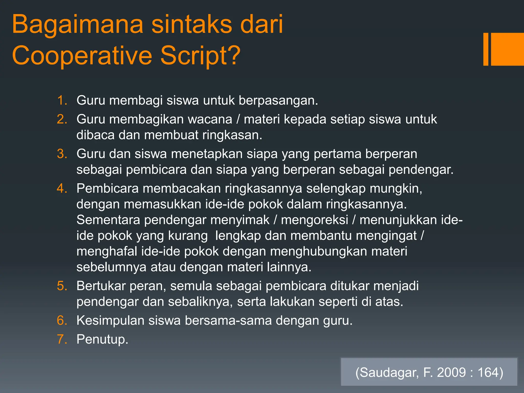 METODE PEMBELAJARAN COOPERATIVE SCRIPT 1 | PPTX