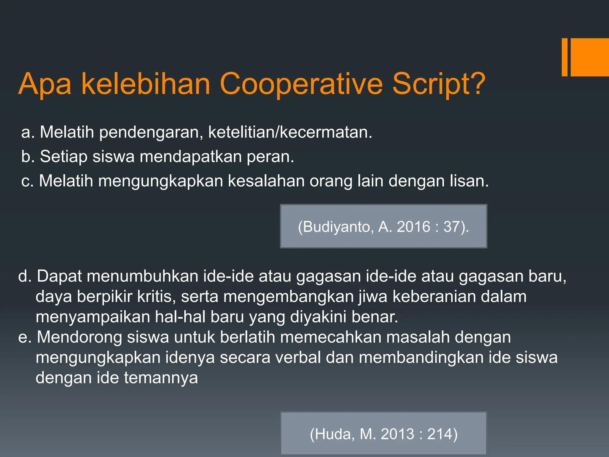 METODE PEMBELAJARAN COOPERATIVE SCRIPT 1 | PPTX