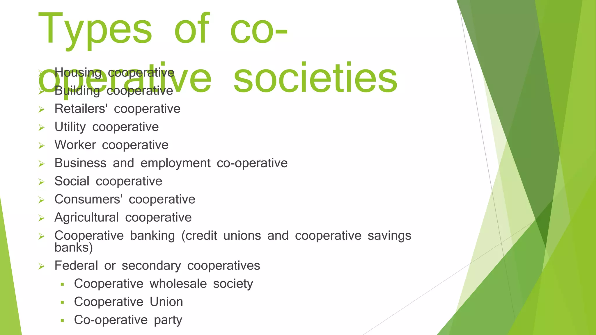 Cooperative society | PPTX