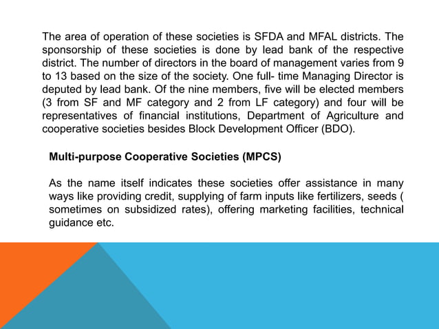 Cooperative Structure.pptx | Agriculture | Industries