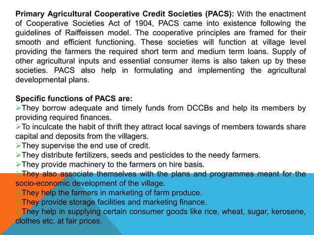 Cooperative Structure.pptx | Agriculture | Industries