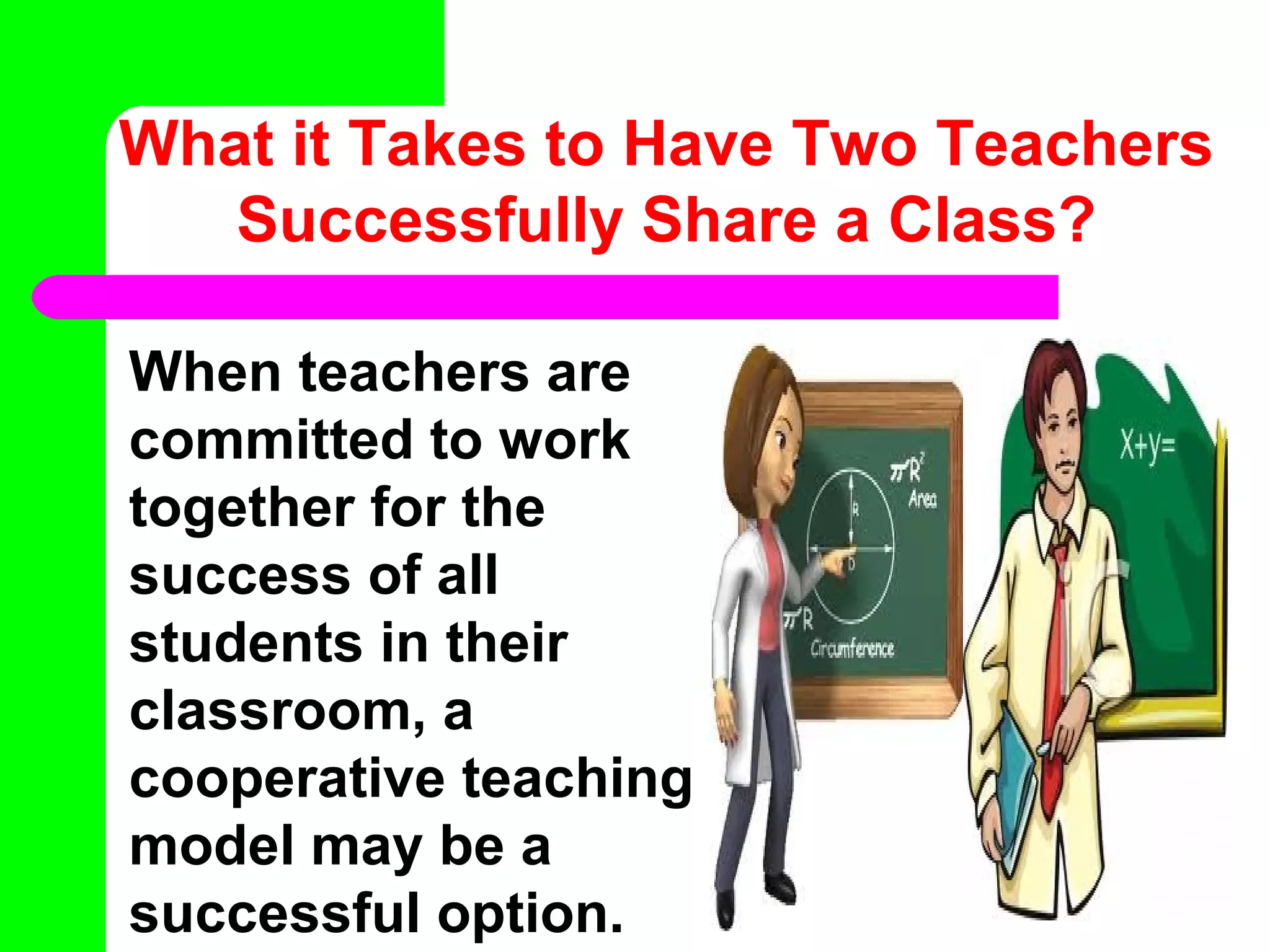 Cooperative teaching | PPT