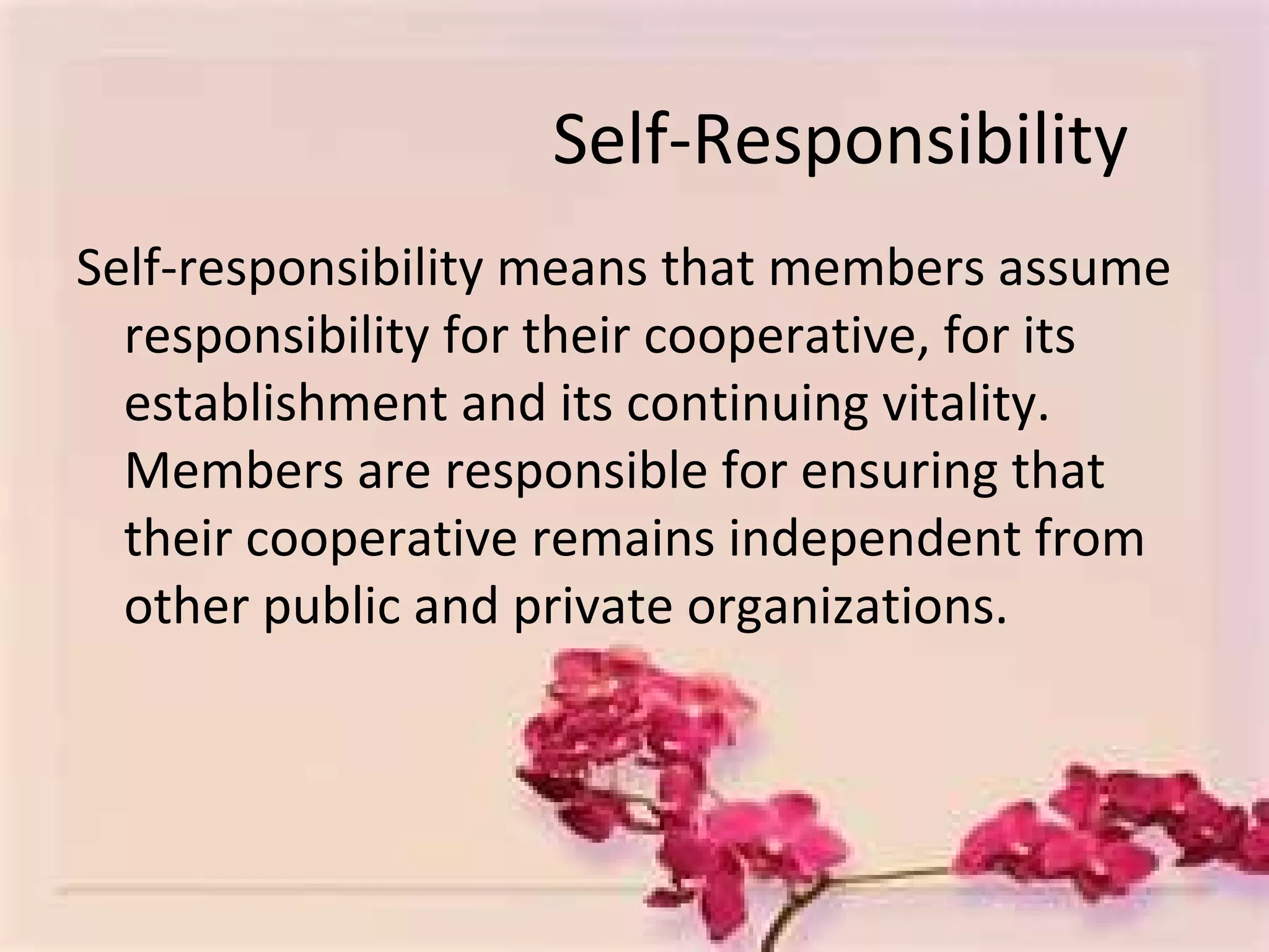Cooperative Values: ICA Core Values of Cooperation | PPT