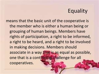 Cooperative Values: ICA Core Values of Cooperation | PPT