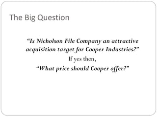 Cooper industries Case Study | PPT