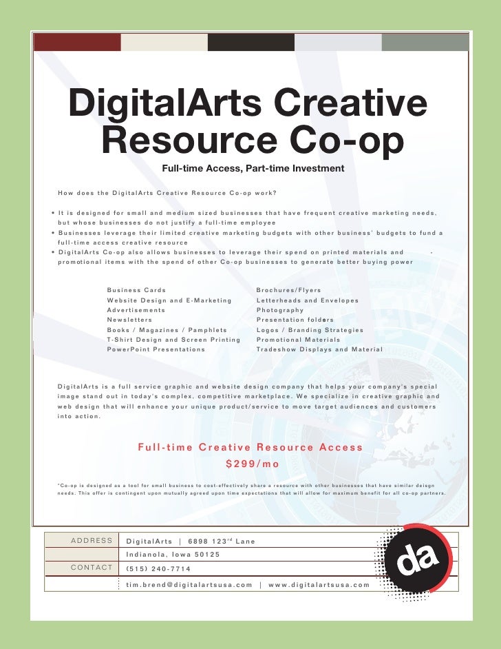 Co Op Graphic Designer