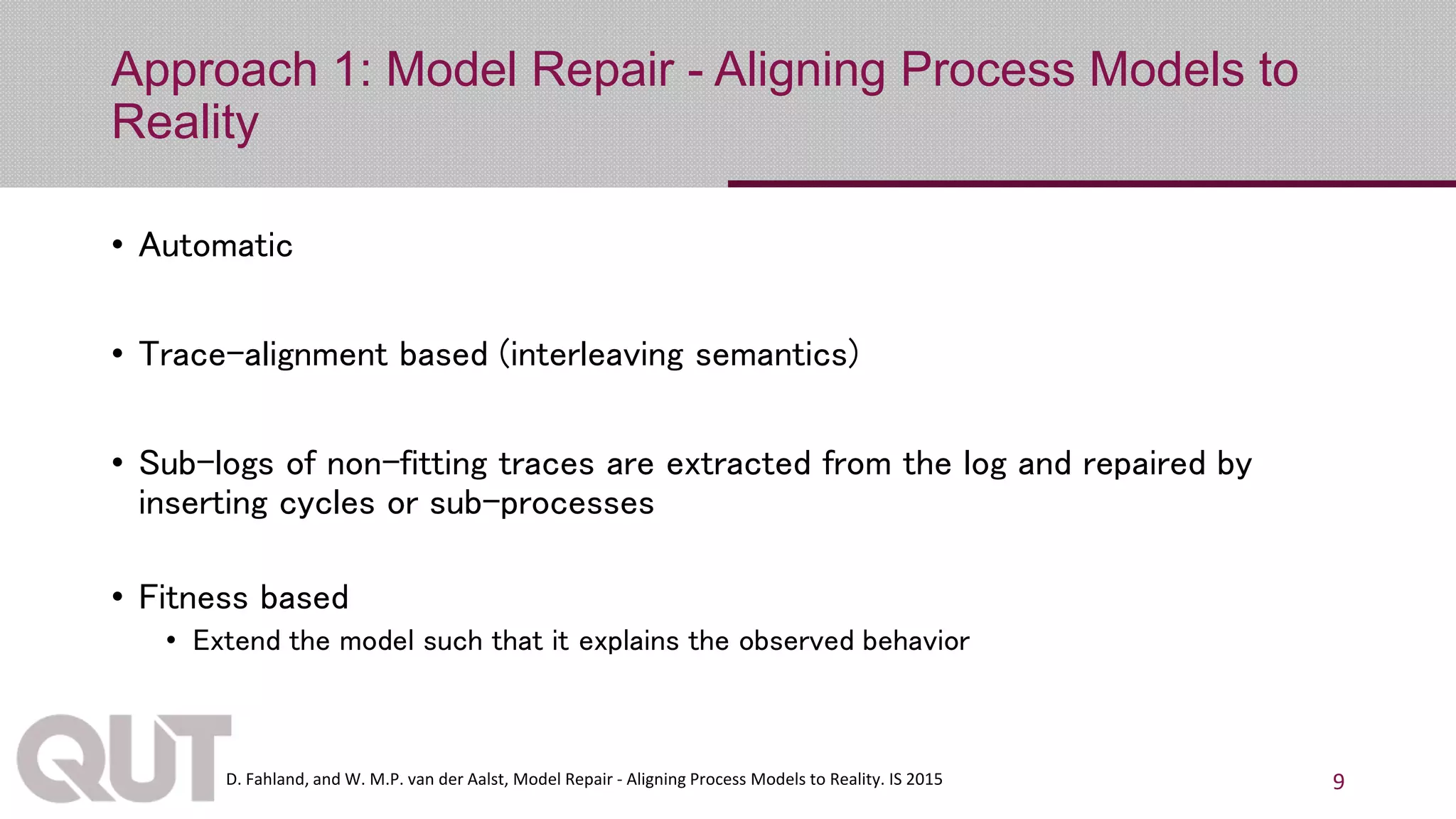Incremental and Interactive Process Model Repair | PPTX