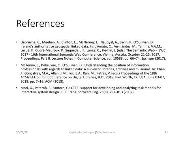 Using Maps For Interlinking Geospatial Linked Data Ppt