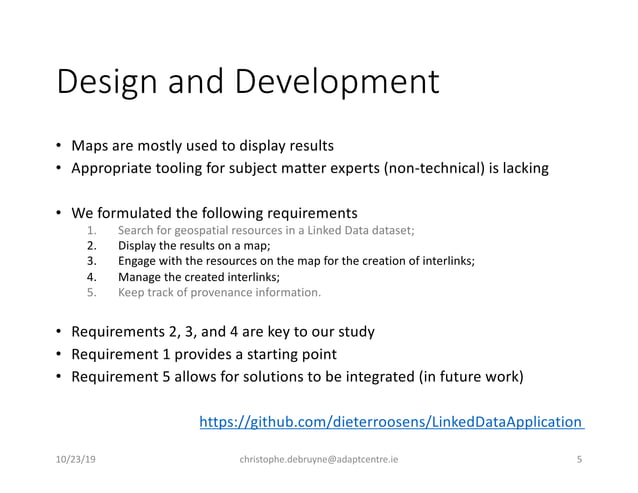 Using Maps For Interlinking Geospatial Linked Data Ppt