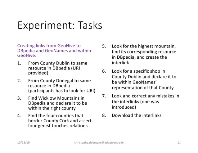 Using Maps for Interlinking Geospatial Linked Data | PPT