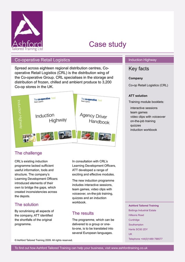 Coop Retail Logistics Case Study | PDF