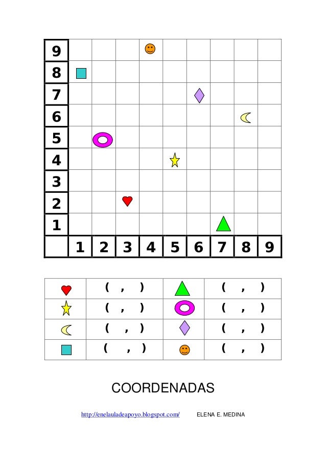 Coordenadas Ficha Interactiva Y Descargable Puedes Hacer