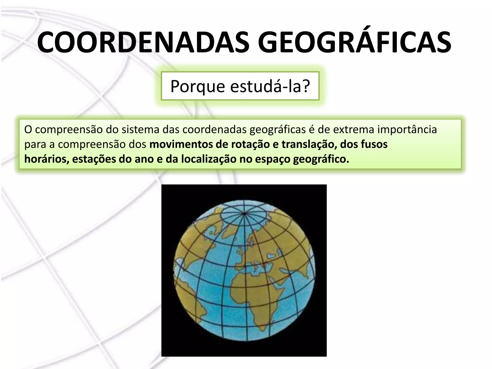 Coordenadas Geograficas | PPTX
