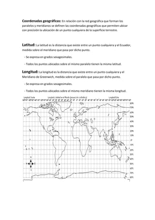 Coordenadas geograficas | DOCX
