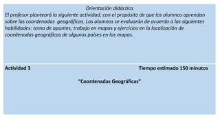 Coordenadas geográficas | PPTX