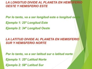 Coordenadas geográficas 4° basico | PPTX